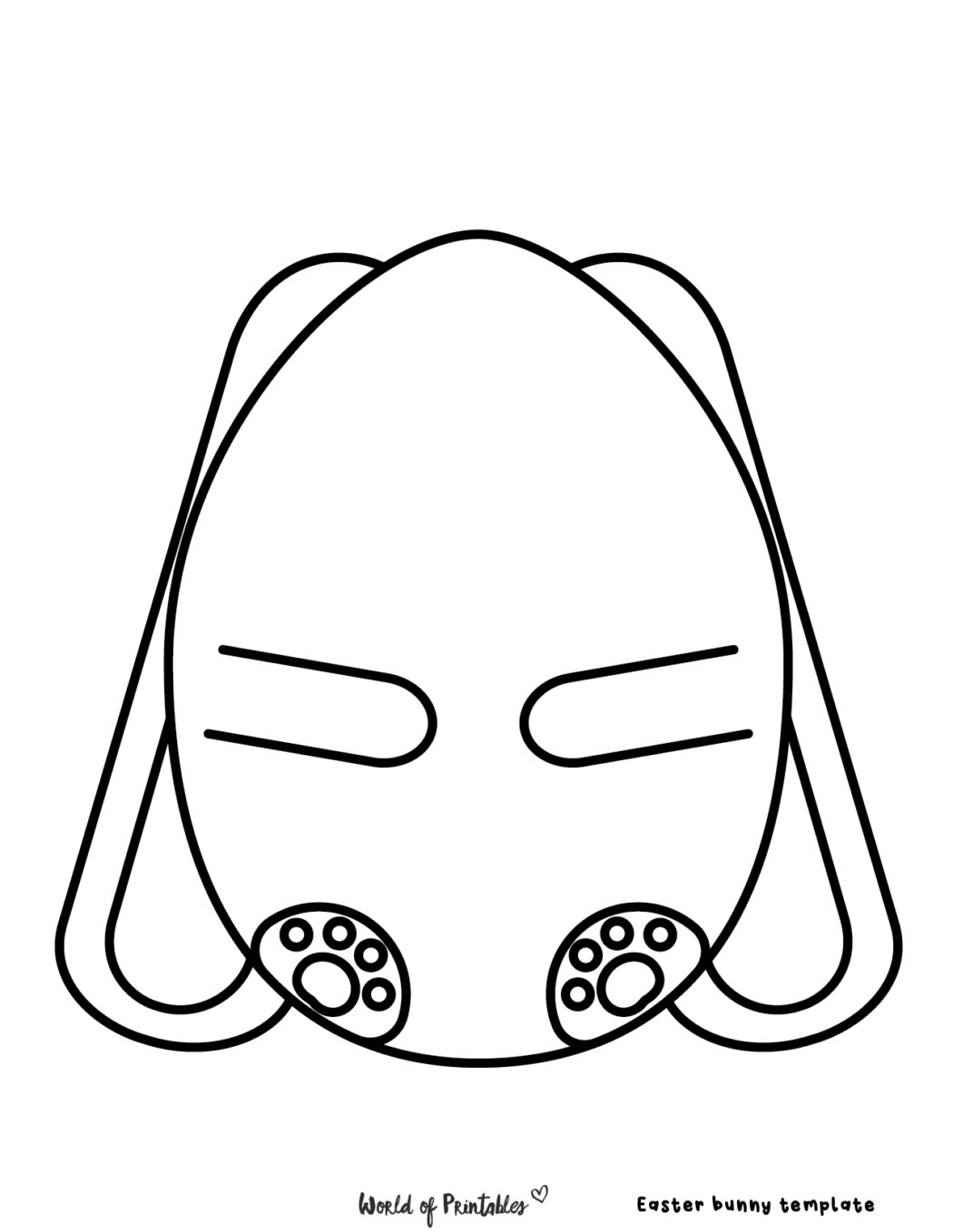 20 Best Easter Bunny Printables - World of Printables