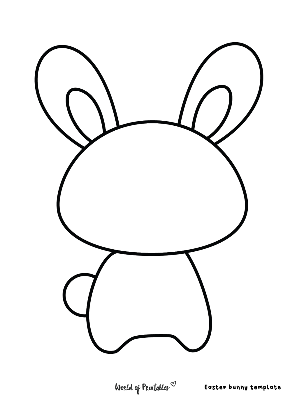 20 Free Easter Bunny Printables - World of Printables