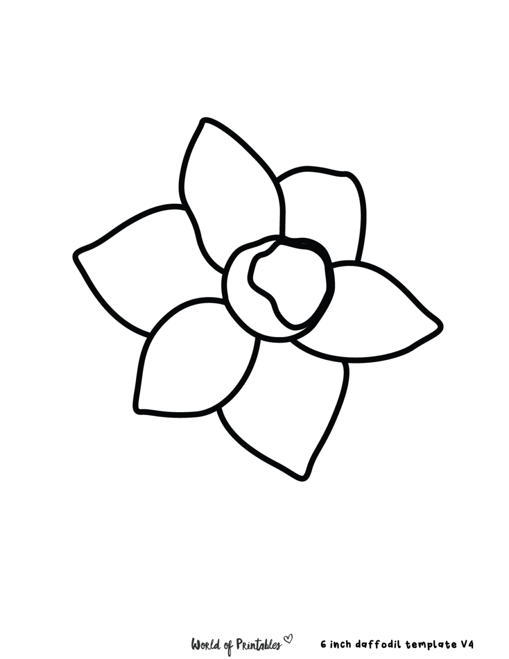 40 Daffodil Templates + Tips For Fun Activities - World of Printables