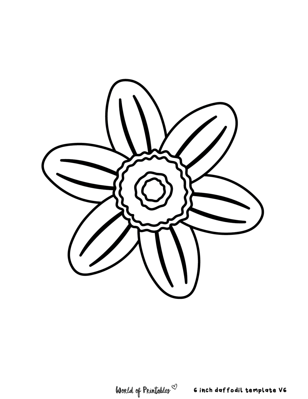 40 Daffodil Templates + Tips For Fun Activities - World of Printables