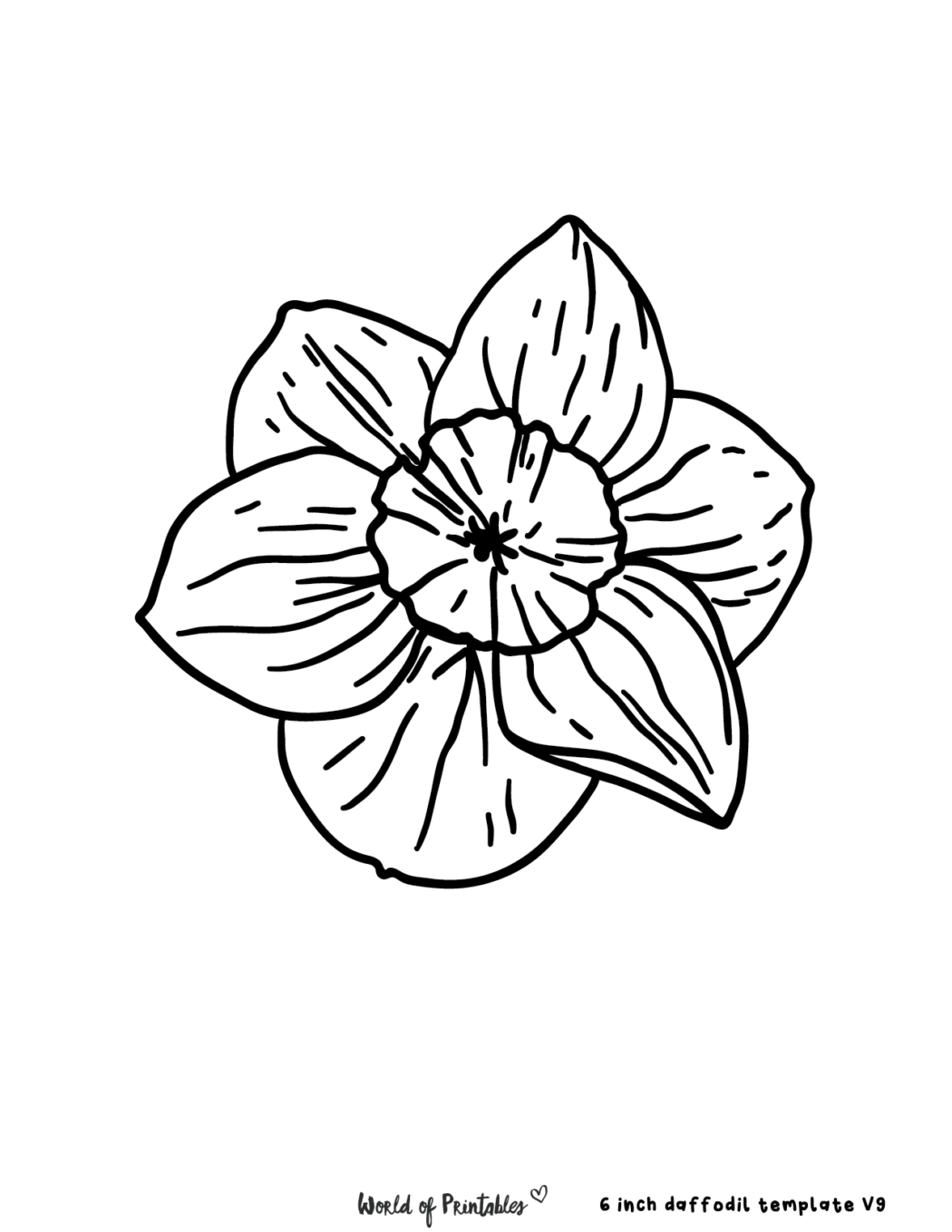 40 Daffodil Templates + Tips For Fun Activities - World of Printables