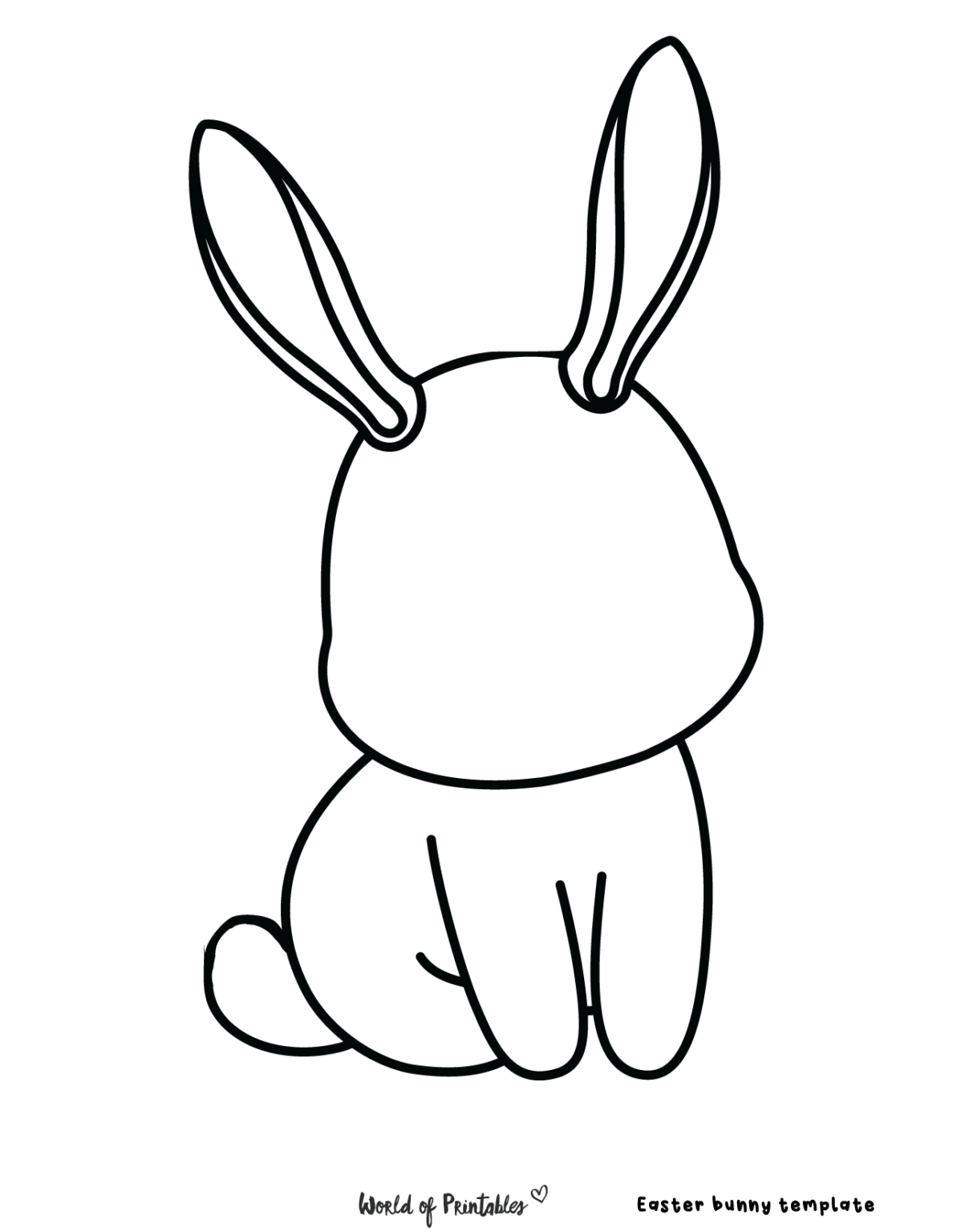 20 Best Easter Bunny Printables - World of Printables