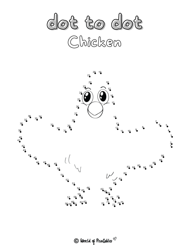 Dot to Dot Printables - 35 to Choose From! - World of Printables