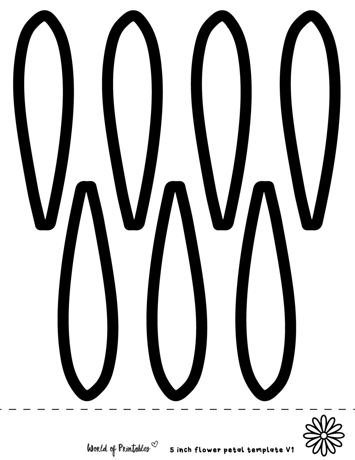 40+ Flower Petal Templates - World of Printables