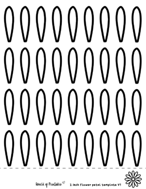 40+ Flower Petal Templates - World of Printables