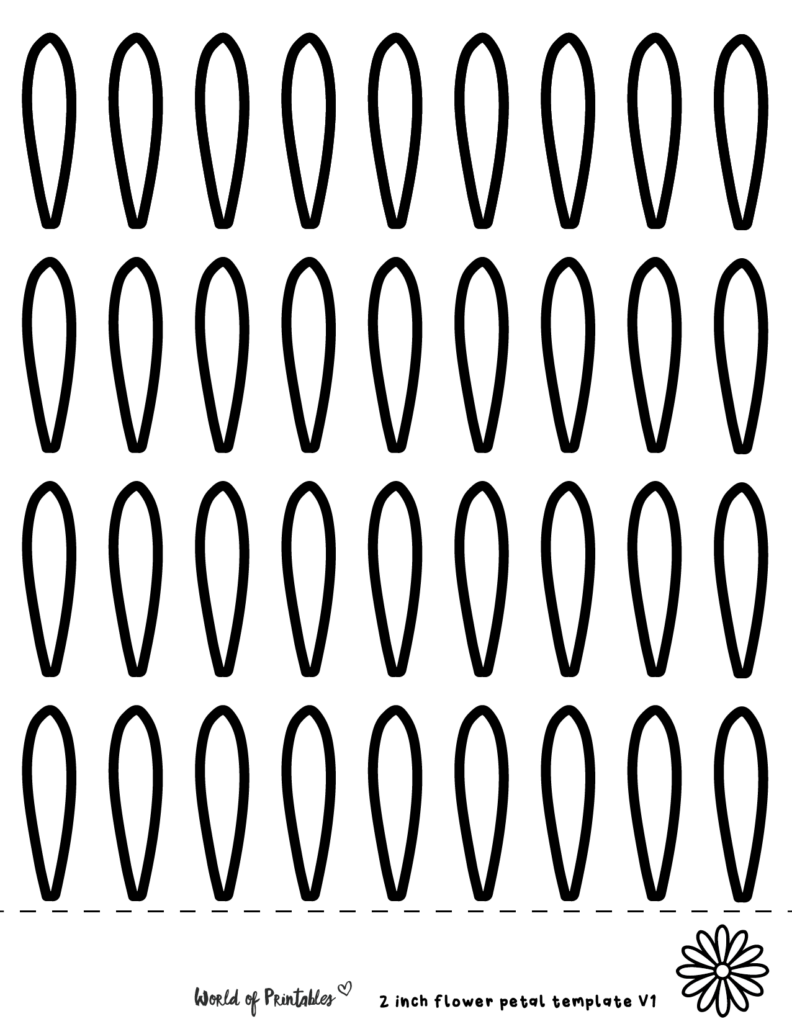 40+ Flower Petal Templates - World of Printables