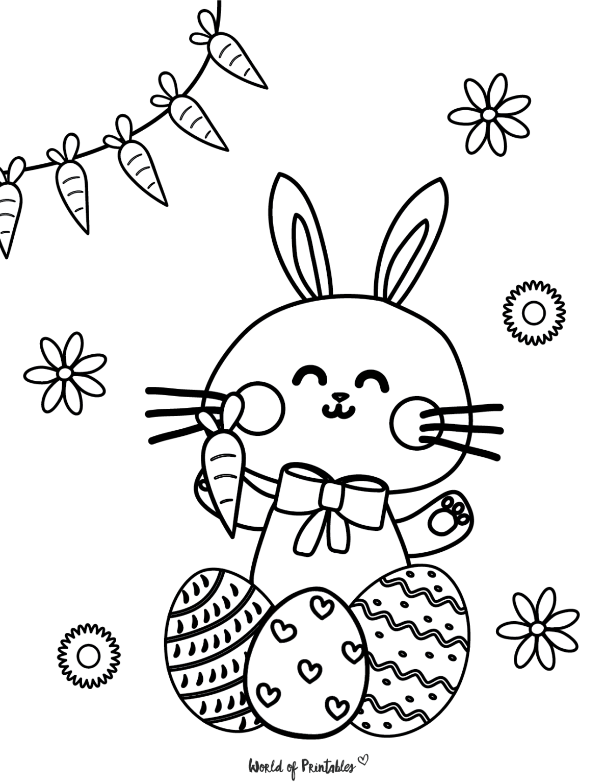Easter Coloring Pages | 42 Fun Easter Printables - World of Printables