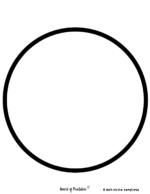 Free Printable Circle Templates - Various Sizes - World of Printables