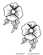 40 Poppy Templates: Remembrance Day Activities - World of Printables