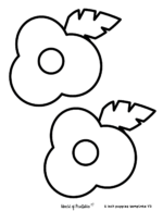 40 Poppy Templates: Remembrance Day Activities - World of Printables