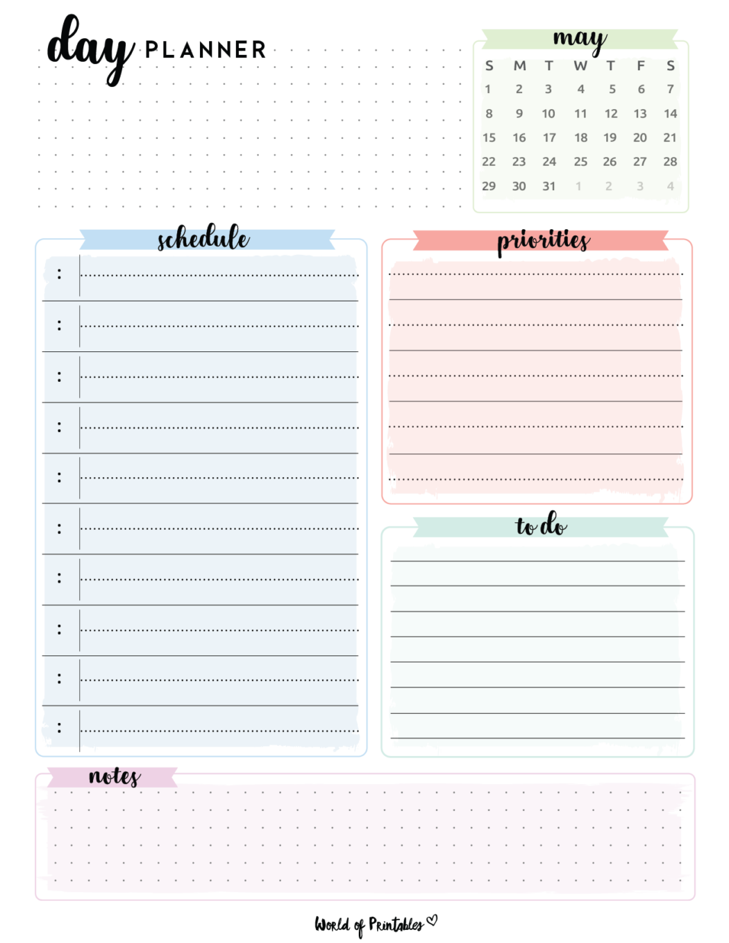 FREE May Printable Set | 2022 Calendars & Planners - World of Printables