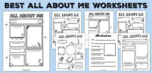 All About Me Worksheets - World of Printables