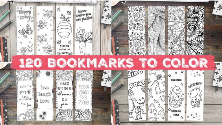 500 Free Printable Bookmarks + How To Personalize - World of Printables