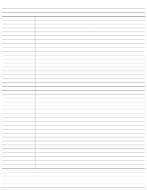 Printable Lined Paper - 36 Template Styles - World of Printables