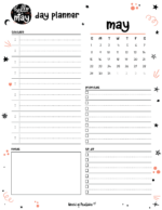 FREE Cute May 2023 Calendar & Planners - World of Printables