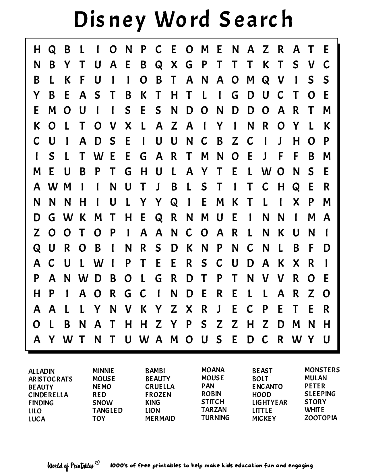 Printable Daily Word Search Puzzles Crossword Puzzles Printable