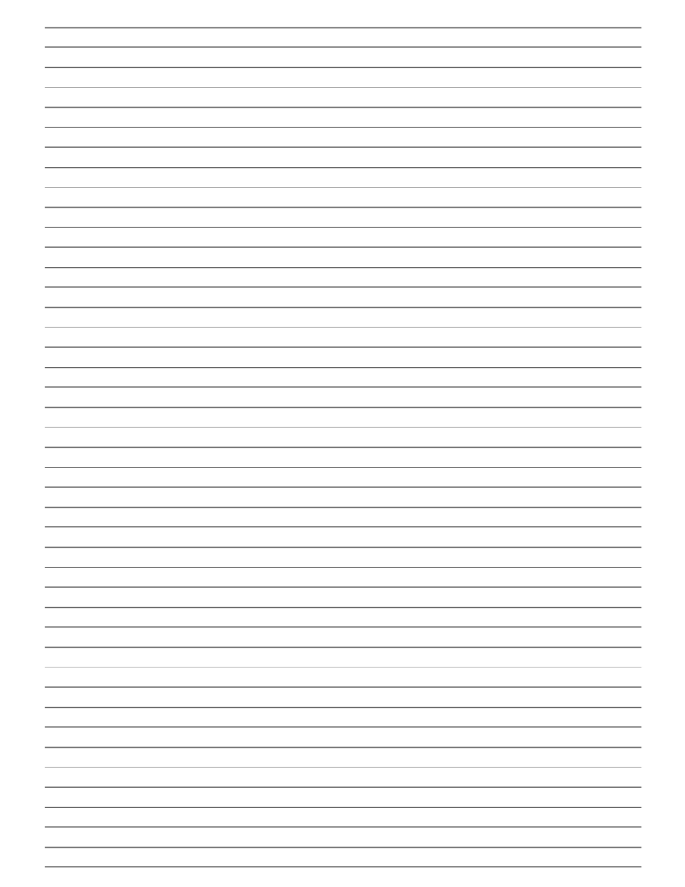 Printable Lined Paper - 36 Template Styles - World of Printables