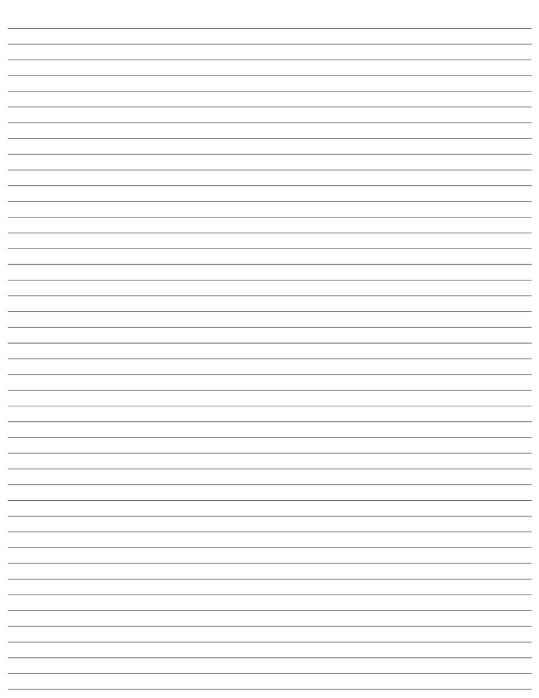 Printable Lined Paper - 36 Template Styles - World of Printables