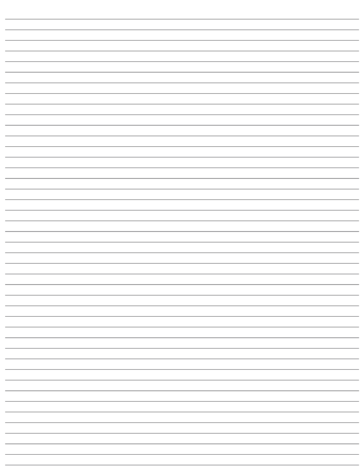 Printable Lined Paper - 36 Template Styles - World of Printables