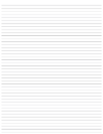 Printable Lined Paper - 36 Template Styles - World of Printables