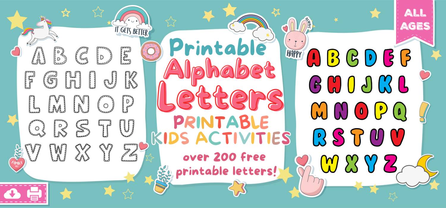 Free Alphabet Printables Alphabet Template Letters A Z Free Printable 