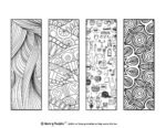 Printable Bookmarks To Color | 120 For Adults & Kids - World of Printables