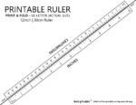 Printable Ruler - Free Accurate Ruler Inches, CM, MM - World of Printables