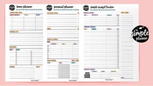 Simple Planner - World of Printables