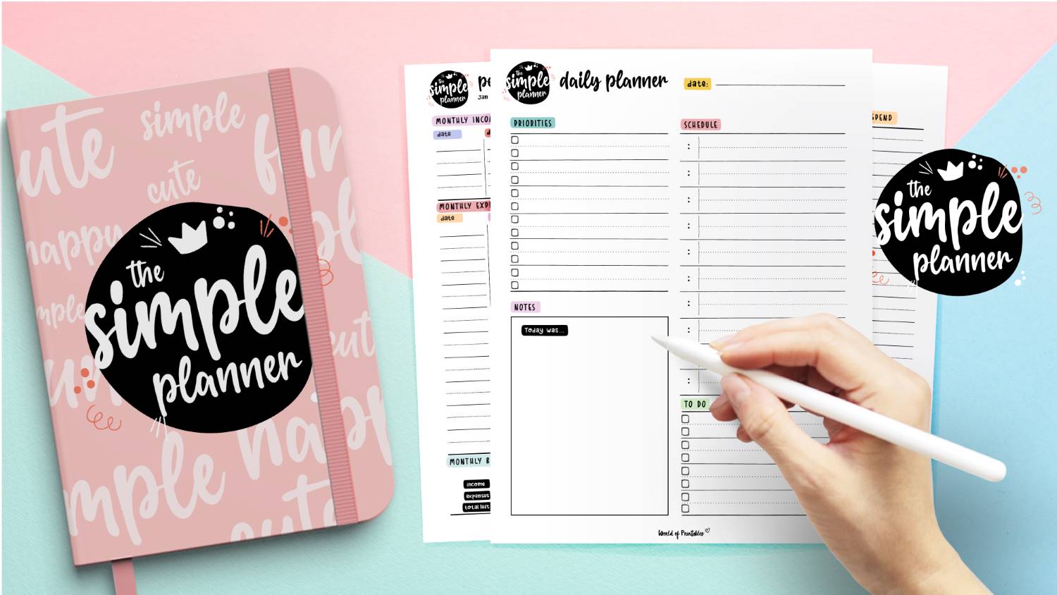 Simple Planner World of Printables
