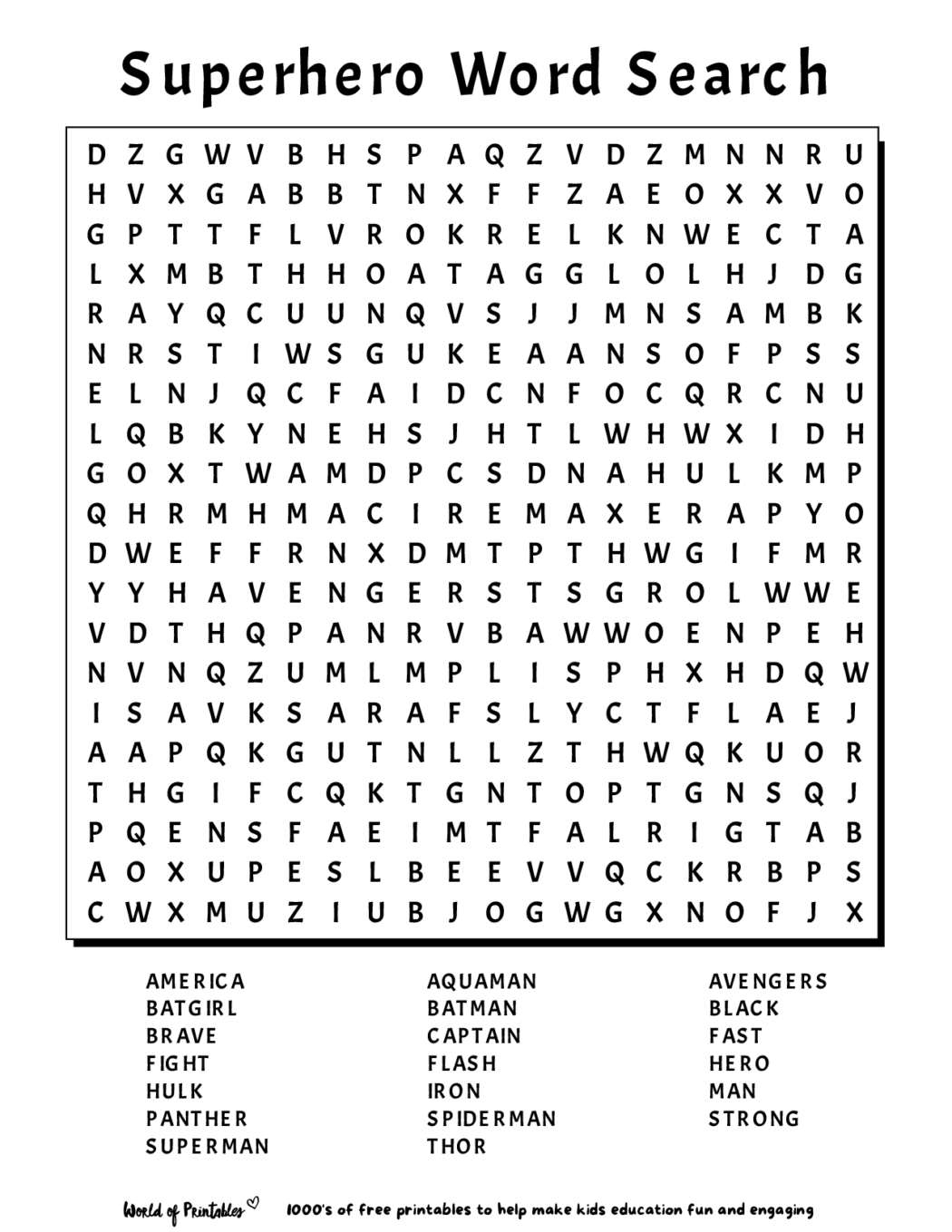 Large Print Word Search Free Printable Extra Large Print Word Search Large Print Word Search Free Printable Extra Large Print Word Search