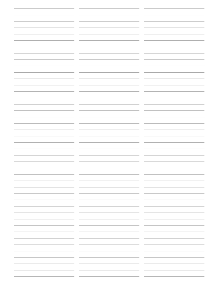 Printable Lined Paper - 36 Template Styles - World of Printables