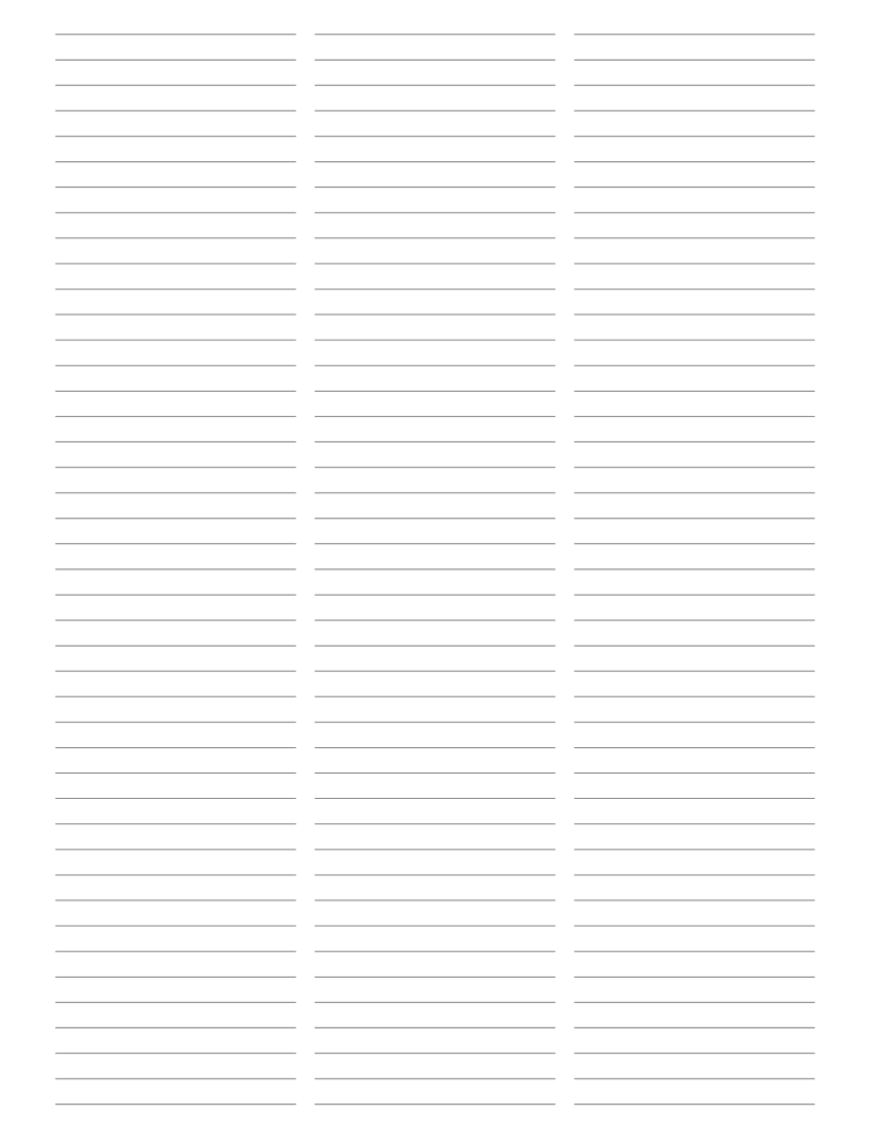 Printable Lined Paper - 36 Template Styles - World of Printables