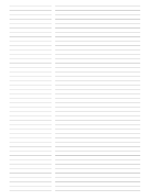 Printable Lined Paper - 36 Template Styles - World of Printables