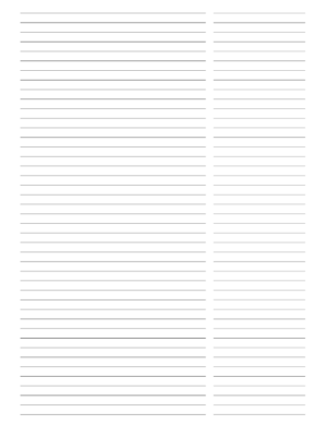 Printable Lined Paper - 36 Template Styles - World of Printables