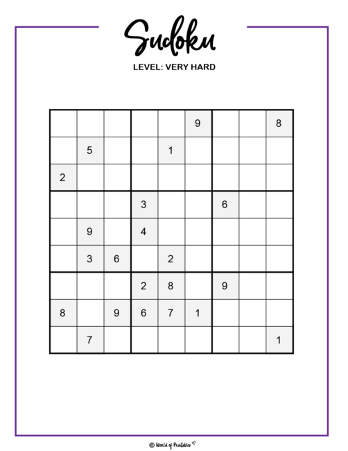 20 Free Printable Sudoku Puzzles For All Levels Reader S Digest 100 