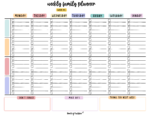Family Planner - World of Printables