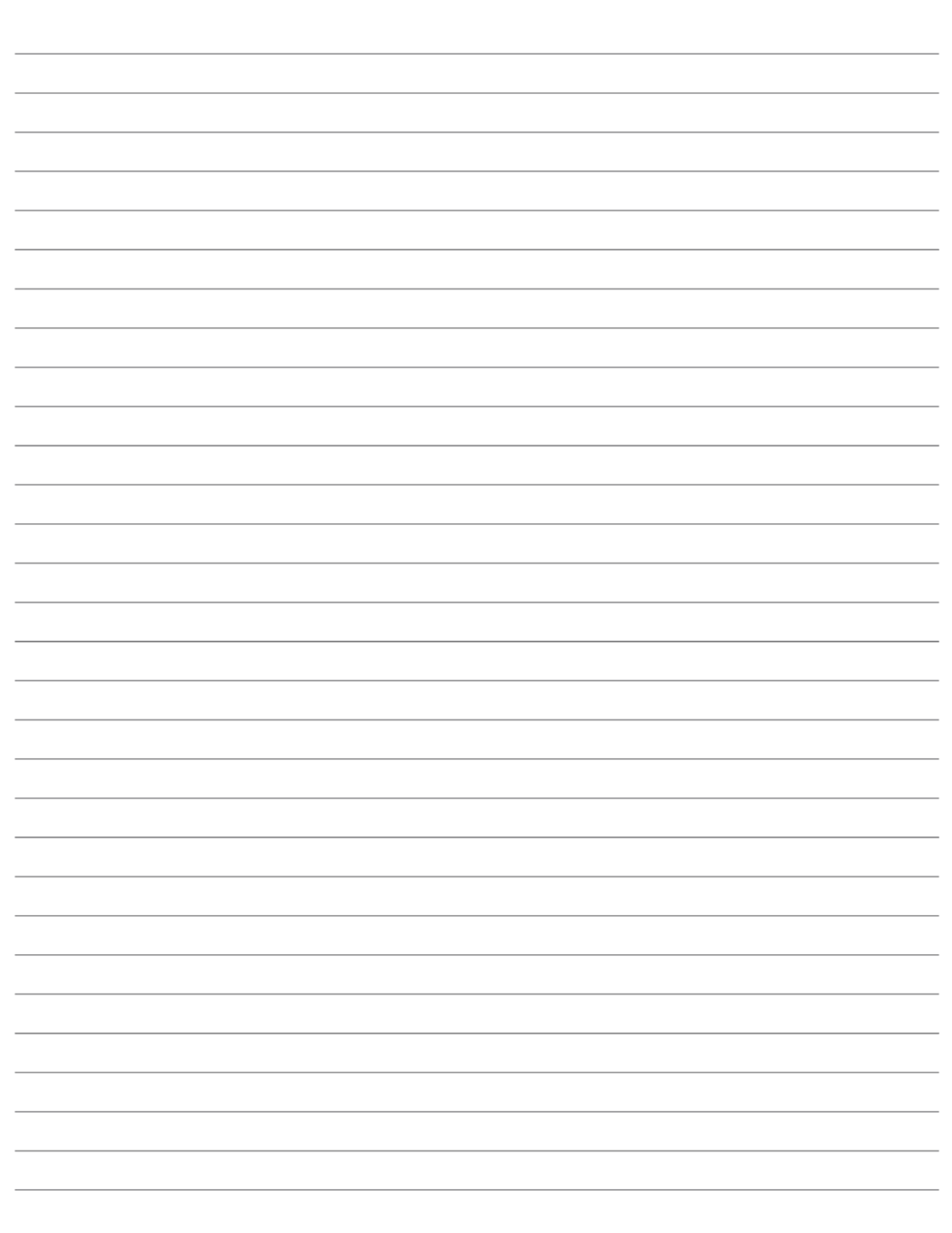 Printable Lined Paper - 36 Template Styles - World of Printables