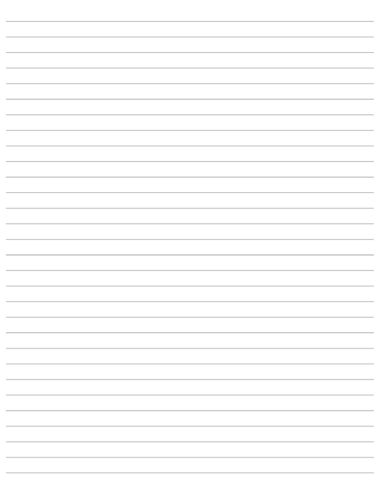 Printable Lined Paper - 36 Template Styles - World of Printables