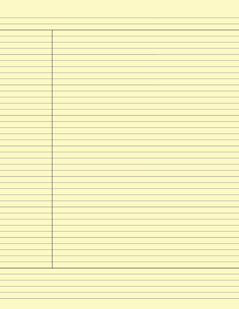 Printable Lined Paper - 36 Template Styles - World of Printables