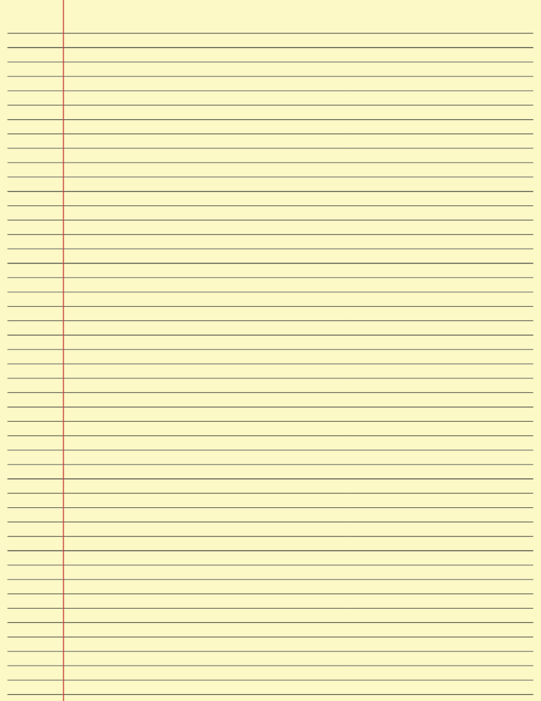 Printable Lined Paper - 36 Template Styles - World of Printables