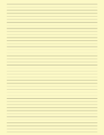 Printable Lined Paper - 36 Template Styles - World of Printables