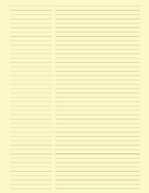 Printable Lined Paper - 36 Template Styles - World of Printables