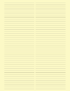 Printable Lined Paper - 36 Template Styles - World of Printables