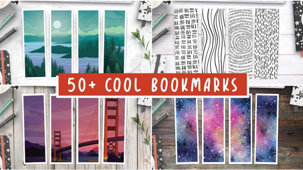 500 Free Printable Bookmarks + How To Personalize - World of Printables