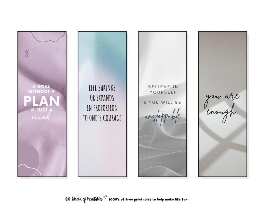 100 Best Bookmark Quotes - World of Printables