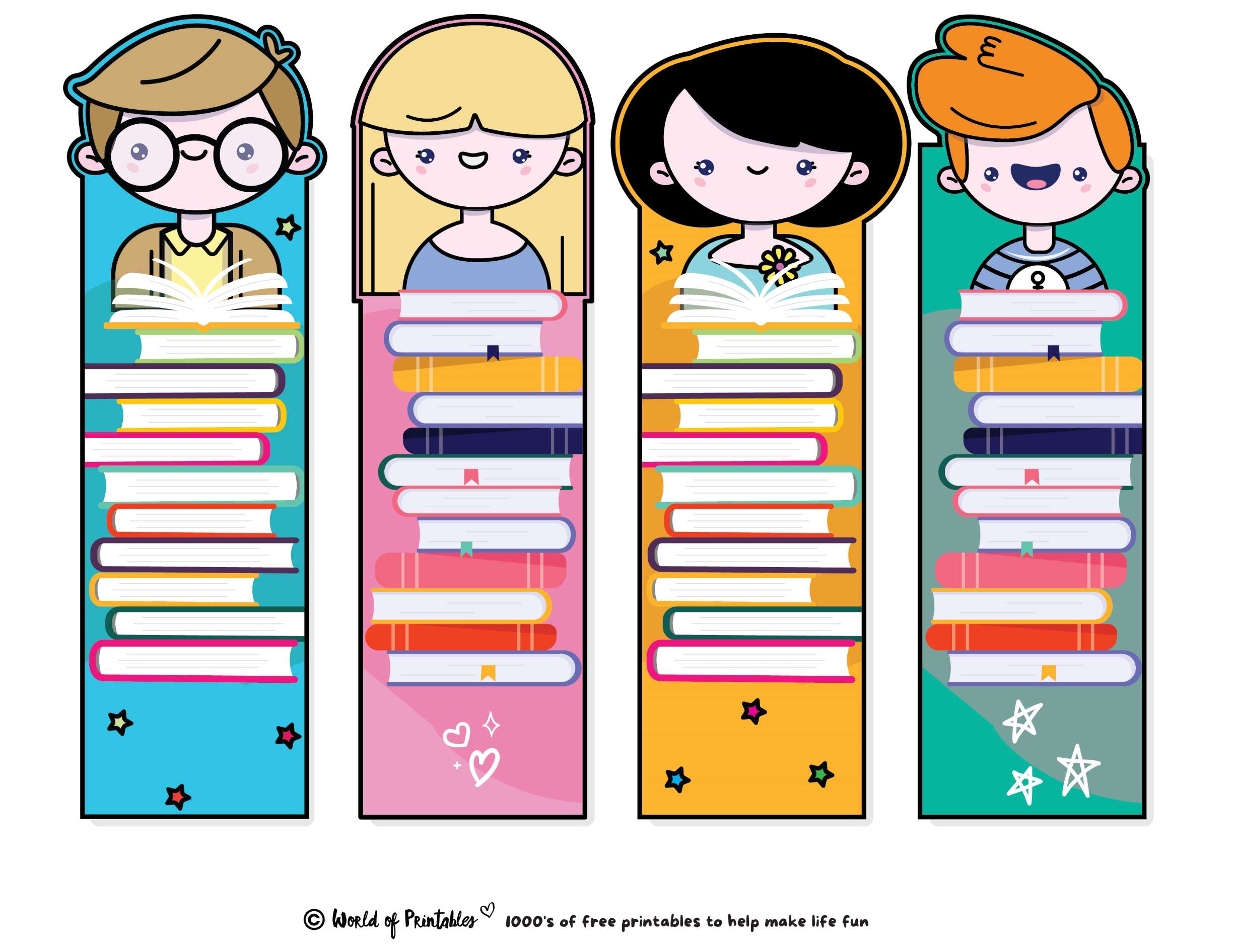 Free Cute Printable Bookmarks Printable Form Templates And Letter