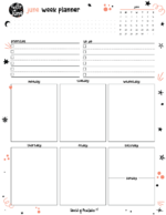 June 2022 Planner Set | Free Calendar & Planner Printables - World of ...