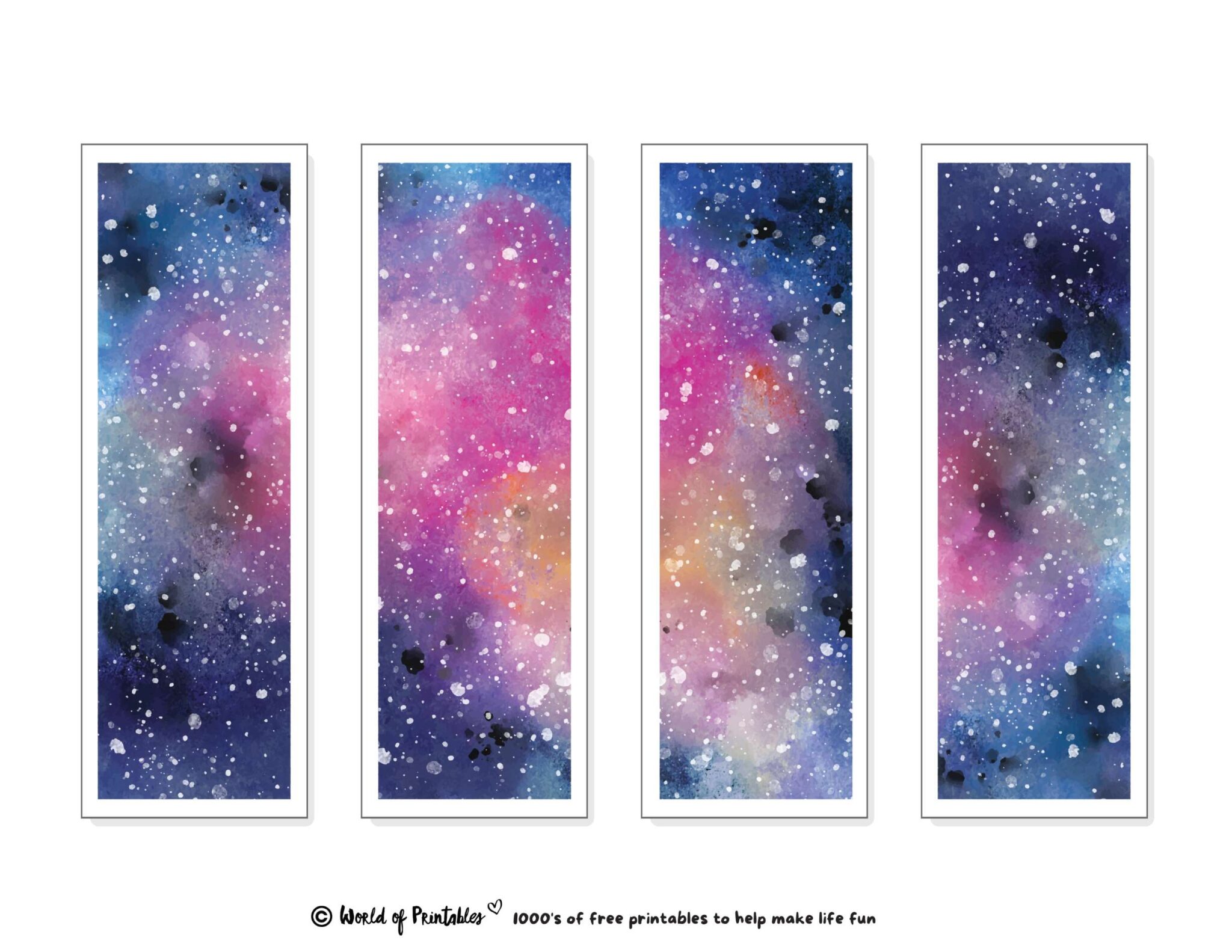 50 Cool Bookmarks To Print For Free - World of Printables