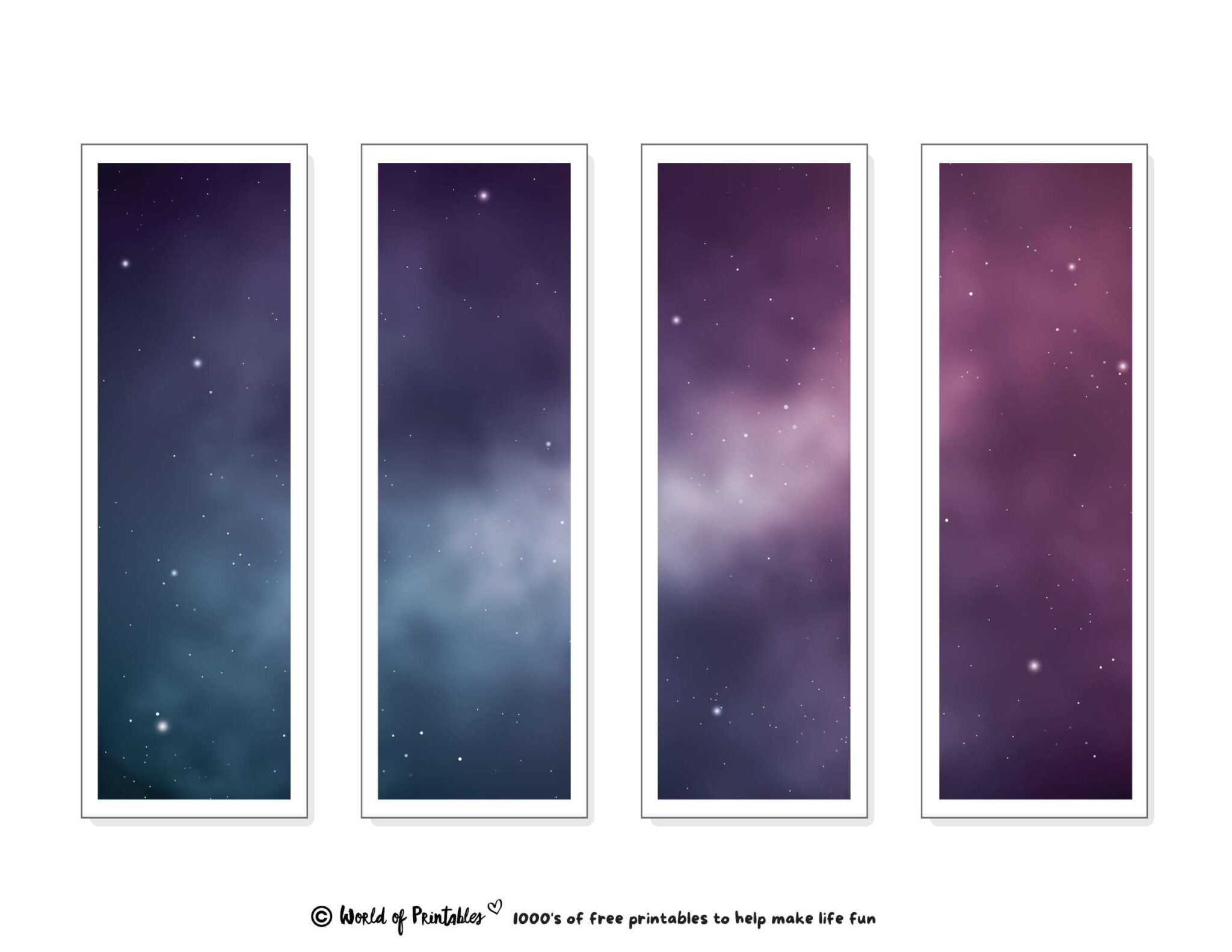 50 Cool Bookmarks To Print For Free - World of Printables