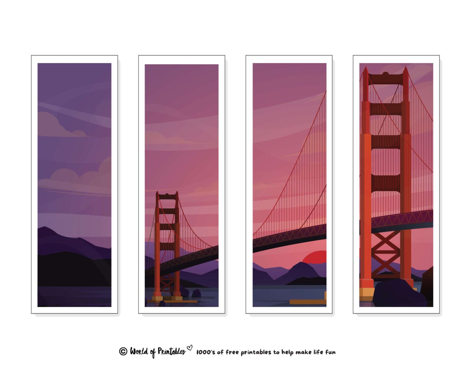 50 Cool Bookmarks To Print For Free - World of Printables